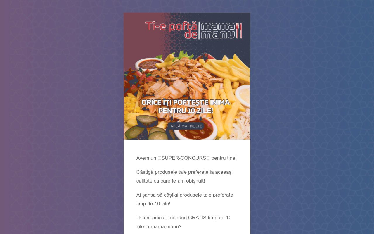 SUPERCONCURS MAMA MANU
